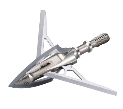 6 Broadheads 100 Grain Fixed Blades&2 Mechanical Blades Archery Arrow ...