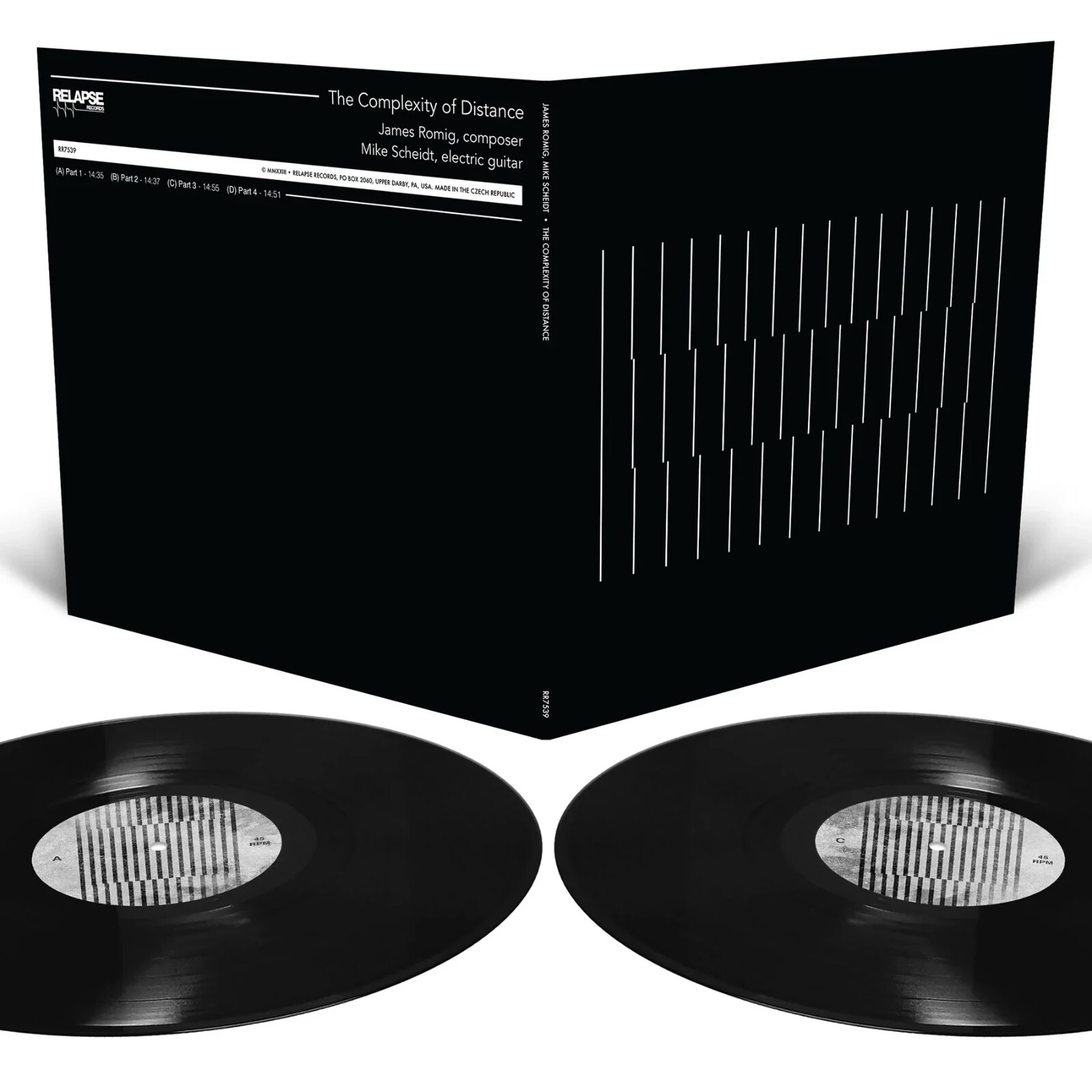 JAMES ROMIG & MIKE SCHEIDT Complexity Of Distance 2LP Black Vinyl NEW ...