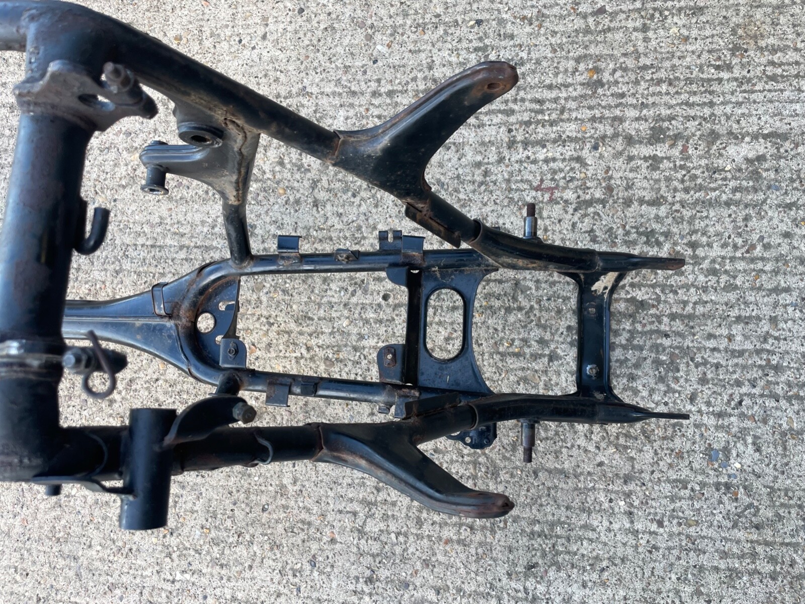 1972 Honda CB350 CB 350 F Four SOHC main frame chassis US import on ...