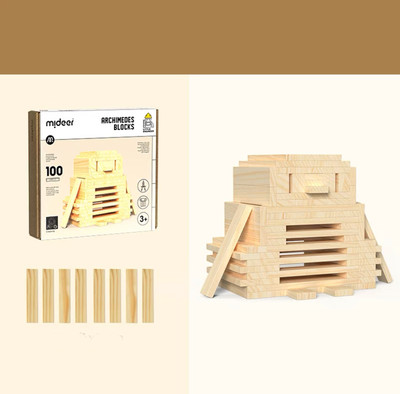 New Archimedes Block toy assembling Freedom Maker blocks burlywood ...