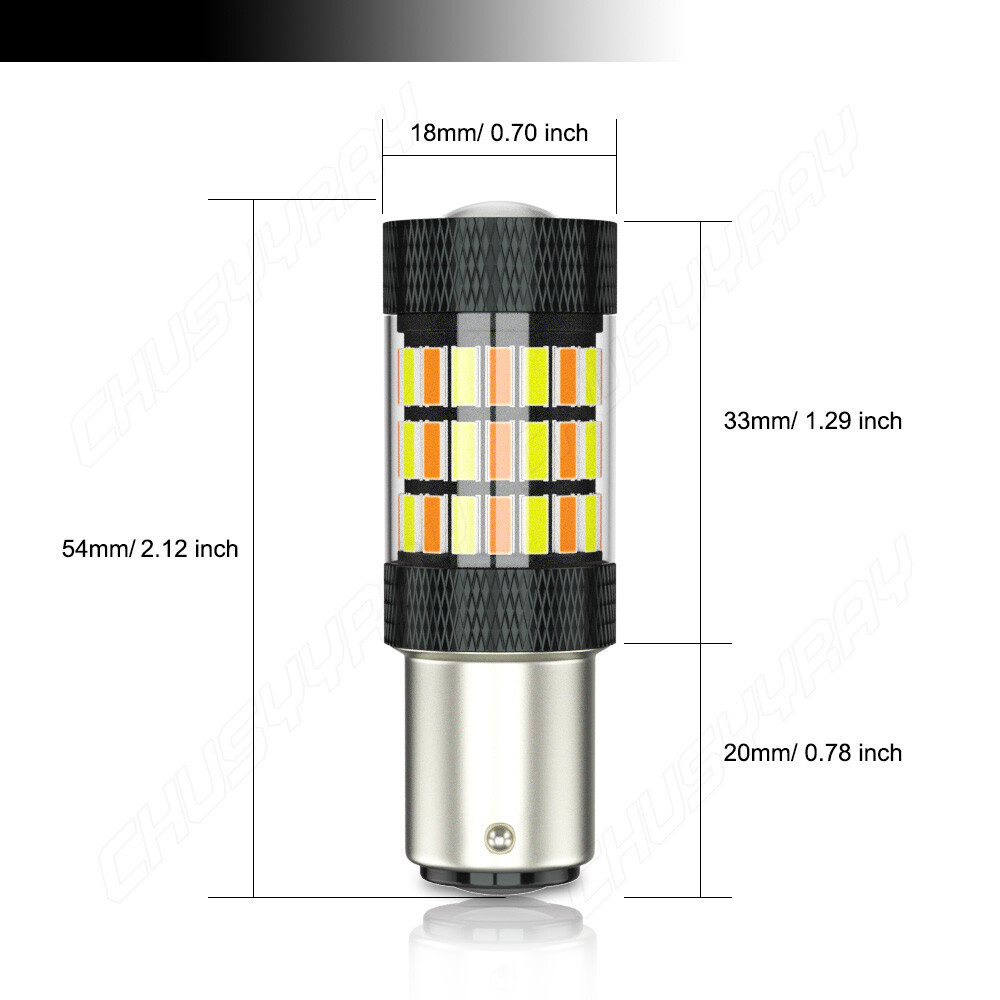 2pcs LED 1157 Backup Reverse License Light Bulbs for Chevy Corvette C5 ...