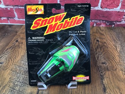 Sealed MAISTO SNOWMOBILE POWER GT-2 Pull Back Motorized Diecast ...