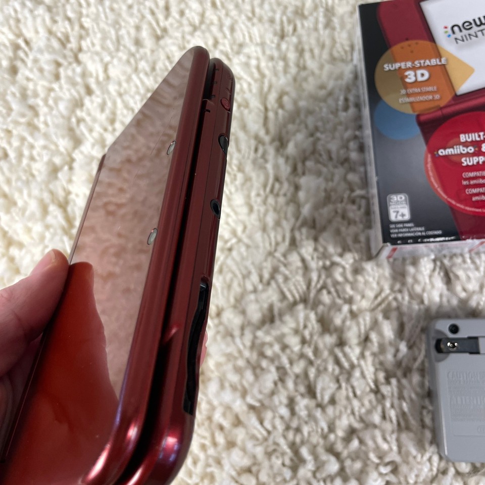 Nintendo “New” 3DS XL Metallic Red Handheld System RED-001 in Box ...