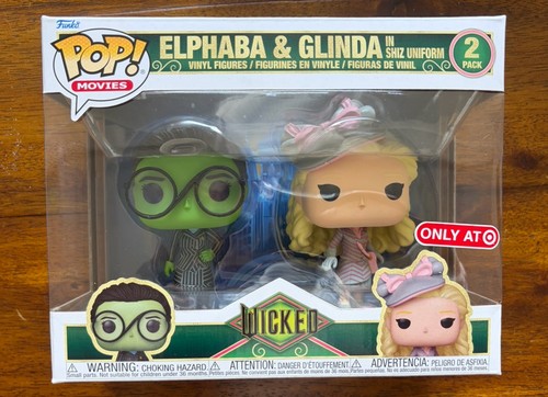 Funko Pop Wicked Elphaba and Glinda in Shiz Uniform Target Exclusive | eBay