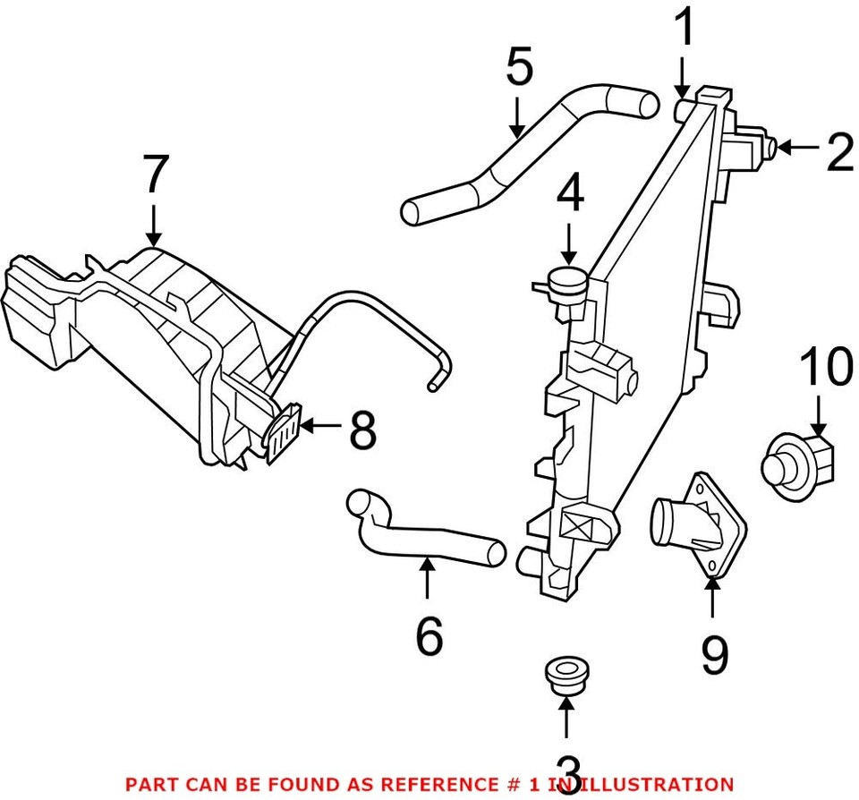 Genuine OEM Mopar Radiator For Ram 1500 1500 Classic | eBay