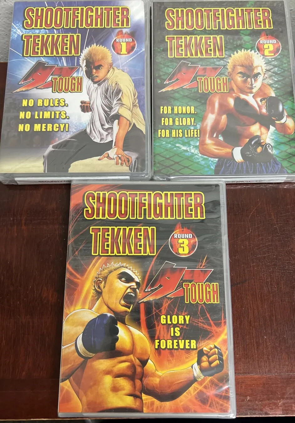 Shootfighter Tekken - Round 1 & 2 & 3 DVD 719987243323 | eBay