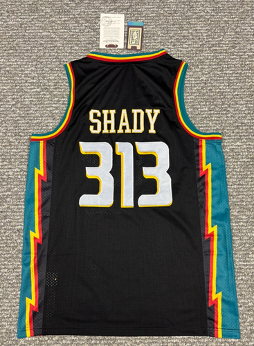 NEW NWT Mitchell & Ness Eminem Detroit Pistons 313 Slim Shady Mens ...