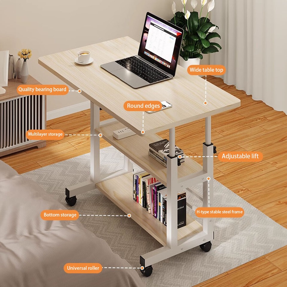 Adjustable Portable Laptop Table Stand Lap Room Sofa Computer Desk ...