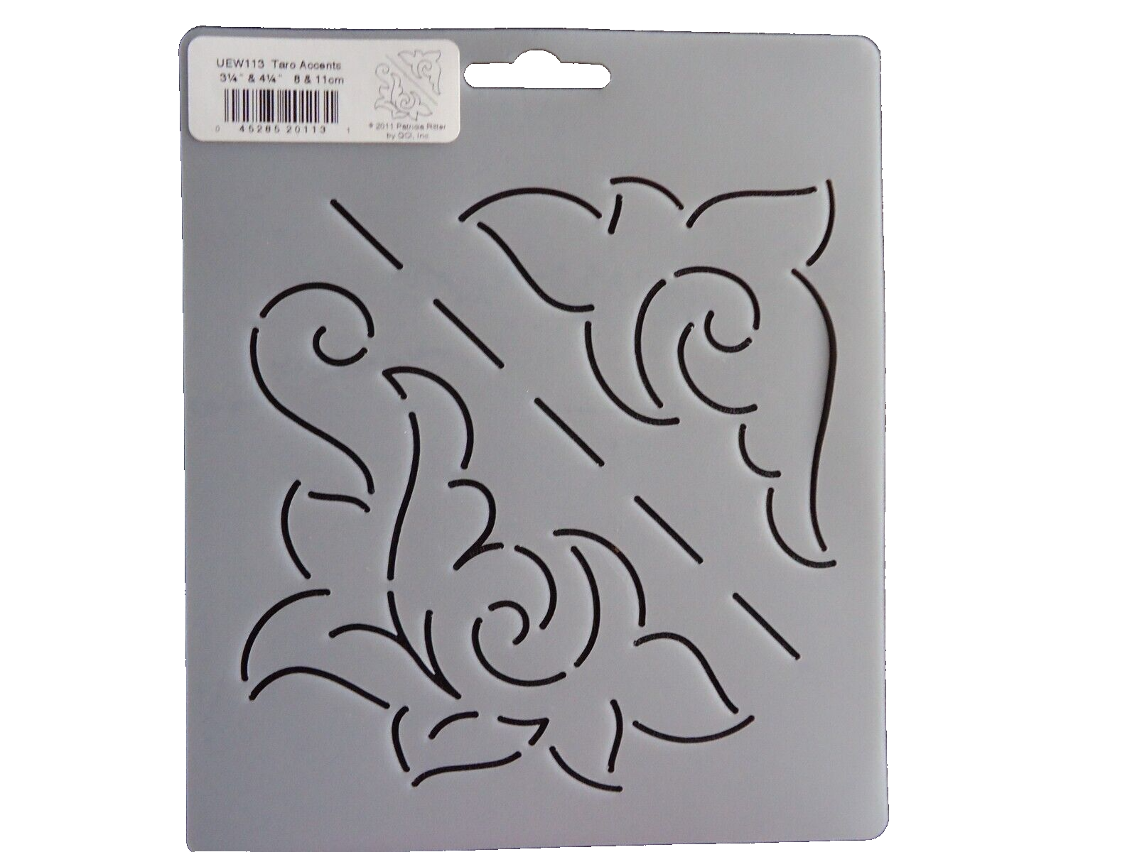 Stencil Quilting Taro Accents 3 1/4" & 4 1/4" 8 & 11cm UEW113 QC ...