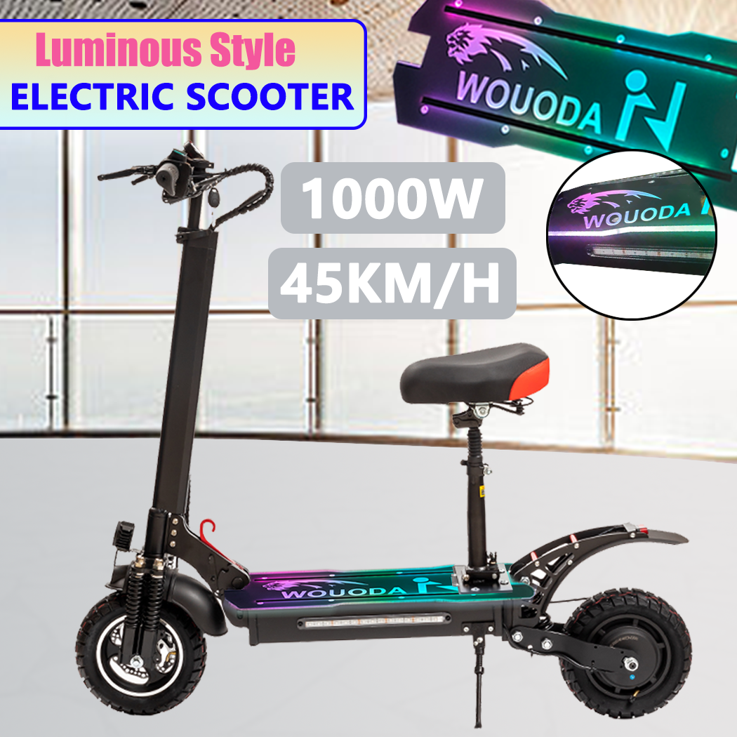 🛴Portable Electric Scooter 50KM/H 50KM 900W/1200W Adult Foldable Travel ...