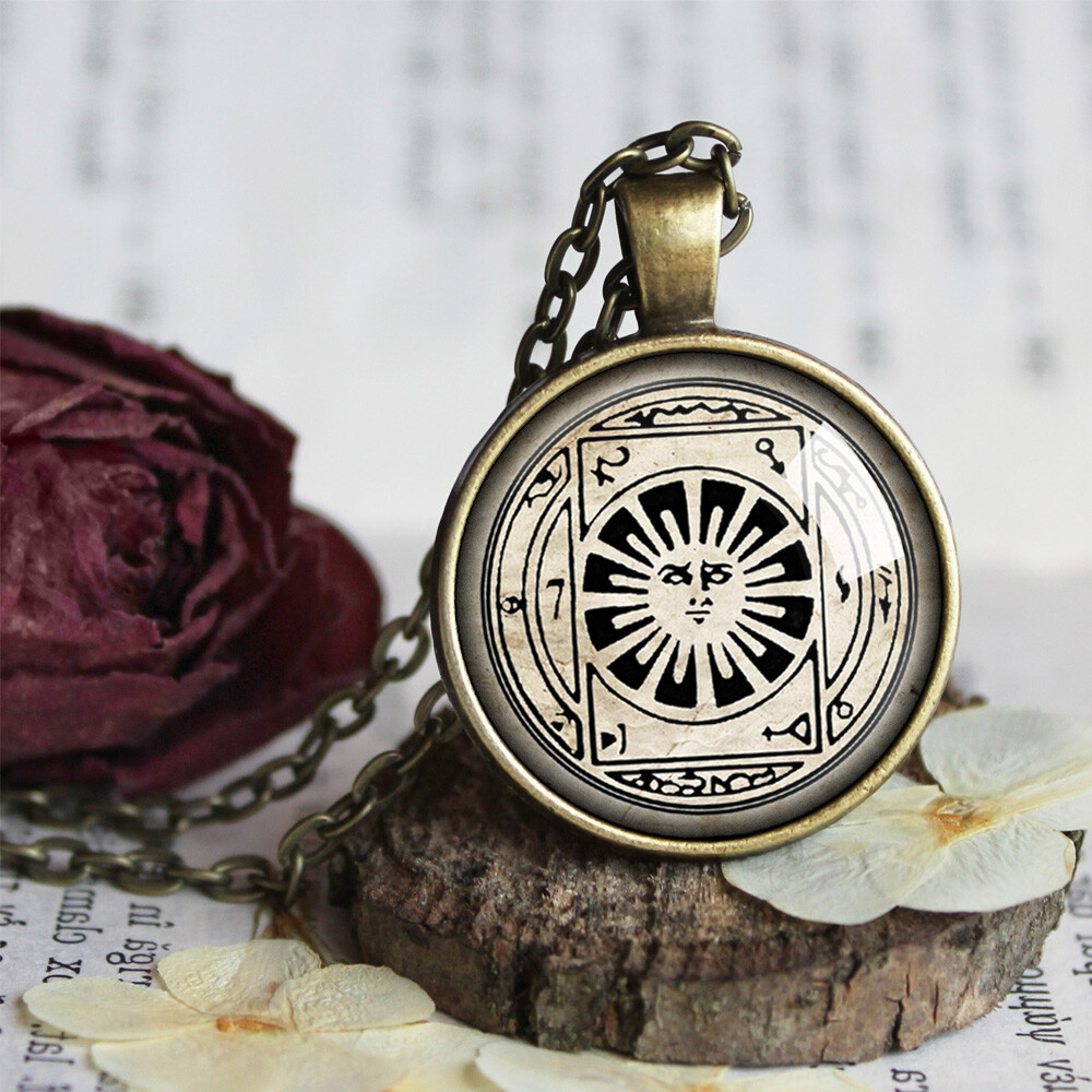 Pewter Talisman For Invisibility Pentacle Necklace Pendant | eBay