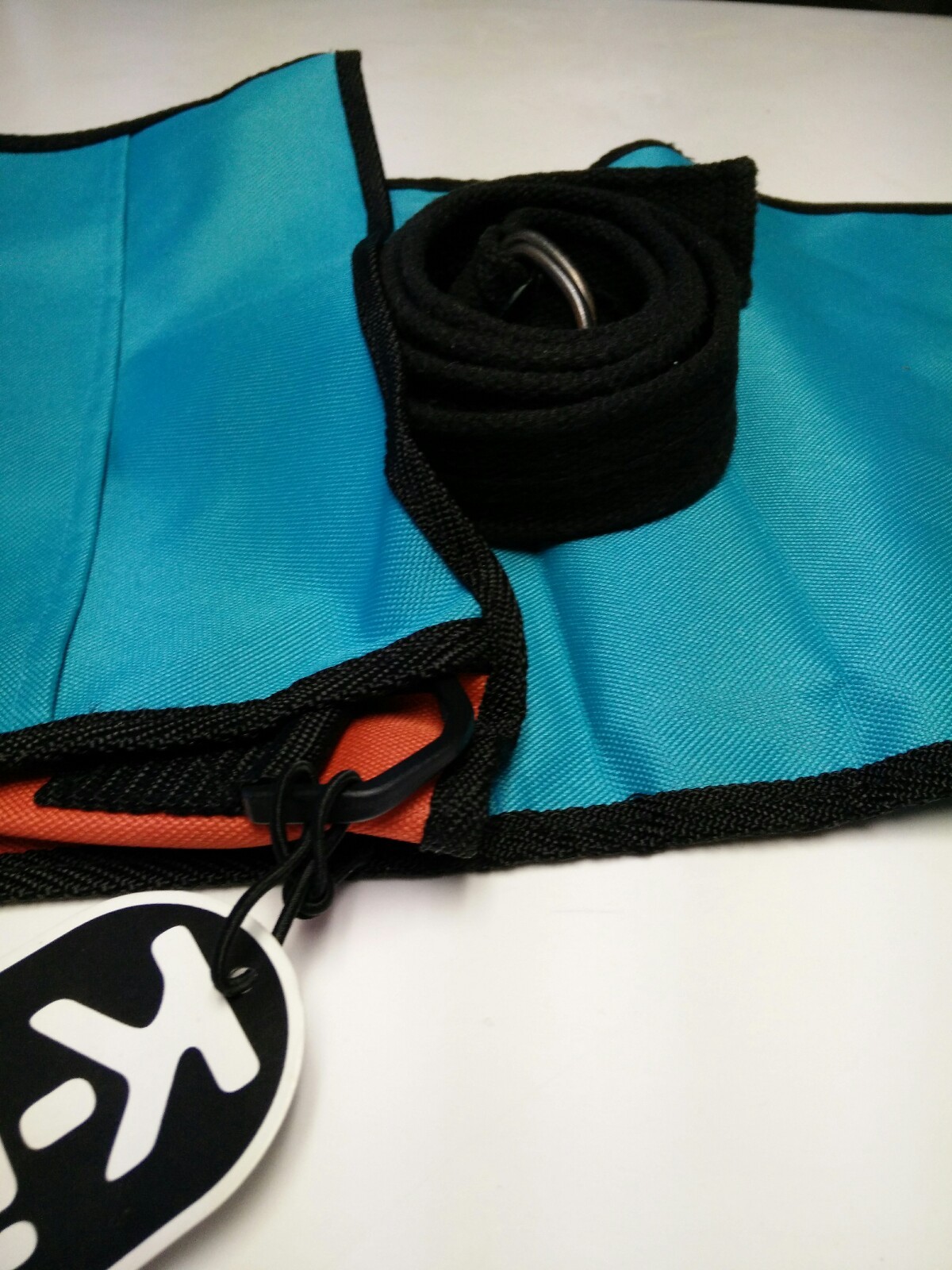 Virgin Atlantic Kids Red Yellow Teal Backpack canvas belt inside pocket ...