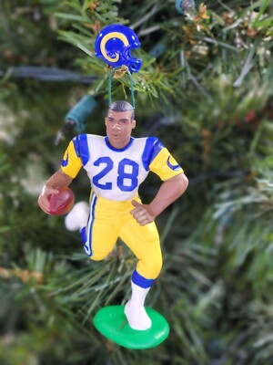Marshall Faulk St Louis Rams Football NFL Xmas Ornament Holiday vtg ...