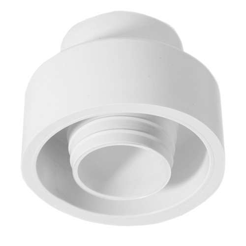 External Toilet Flush Cone Rubber White Pipe to Pan Sealing Washer WC ...