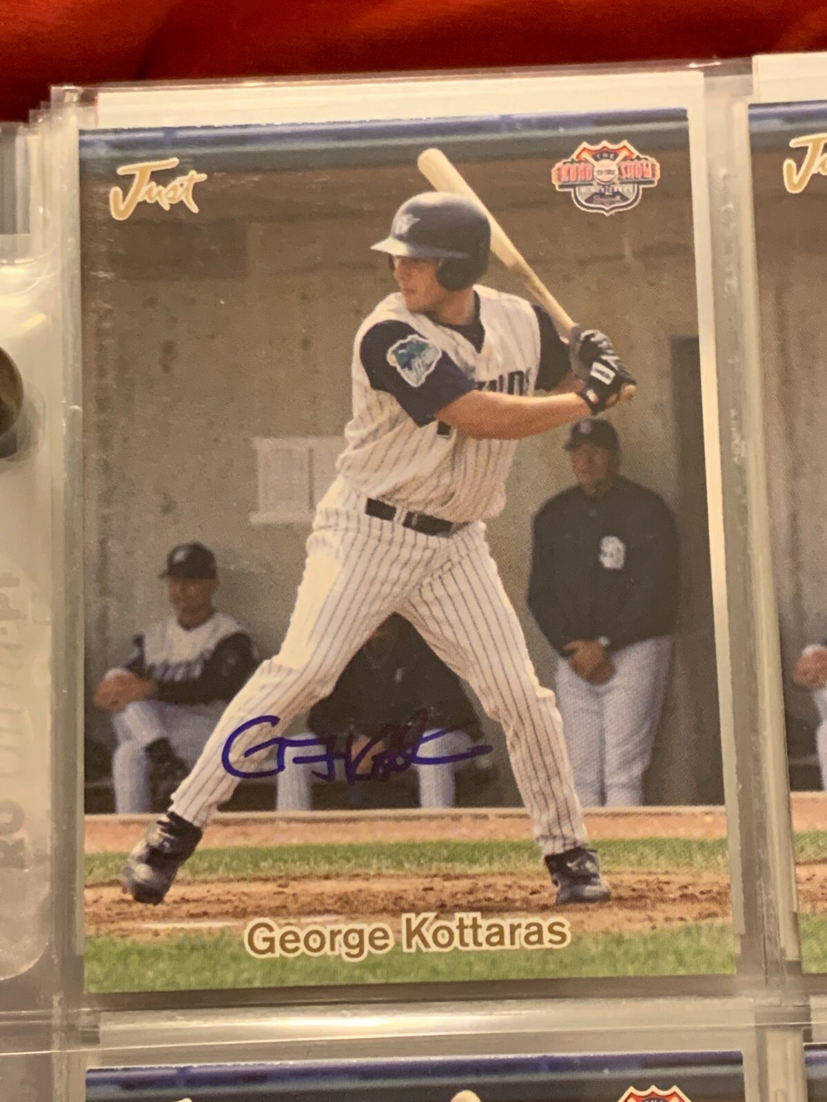 GEORGE KOTTARAS AUTOGRAPHED SIGNED 2005 JUST MINORS CARD SAN DIEGO ...