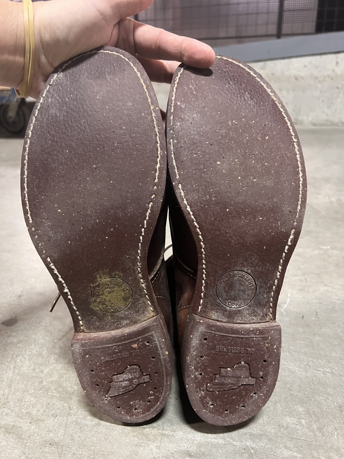 Red Wing 2962 Work Boots Men's D Brown Leather USA Made Moc Toe Size 10 ...