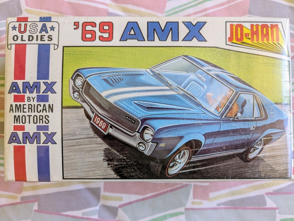 **L@@K! **RARE **FACTORY-SEALED** JO-HAN "1969 AMC AMX" KIT **NIB ...