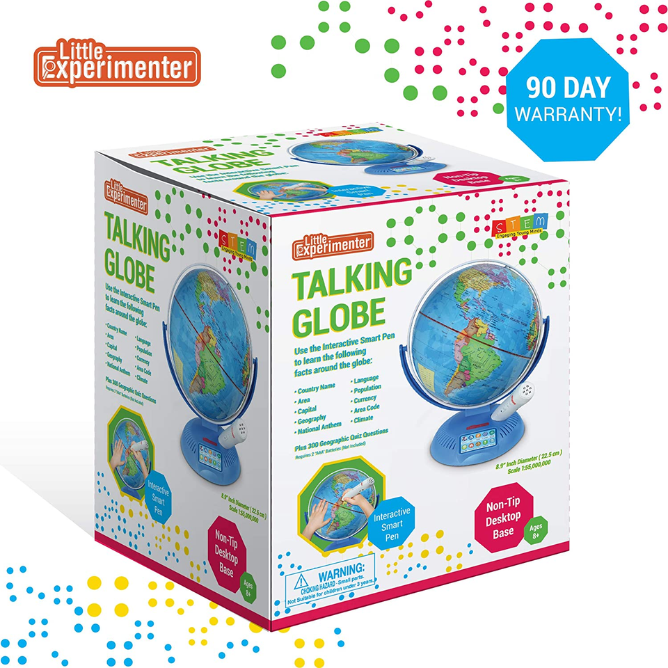Talking Globe - Interactive Globe for Kids Learning with Smart Pen ...