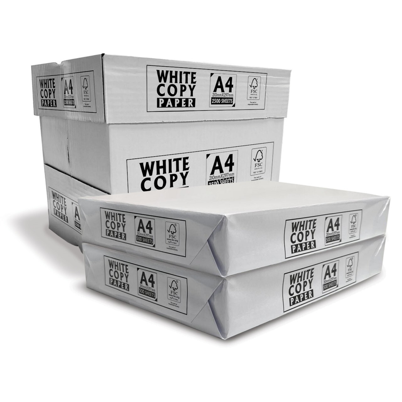 A4 Printer Paper White A4 Copier Paper 75 / 80gsm - 500 Sheets (1 Ream ...