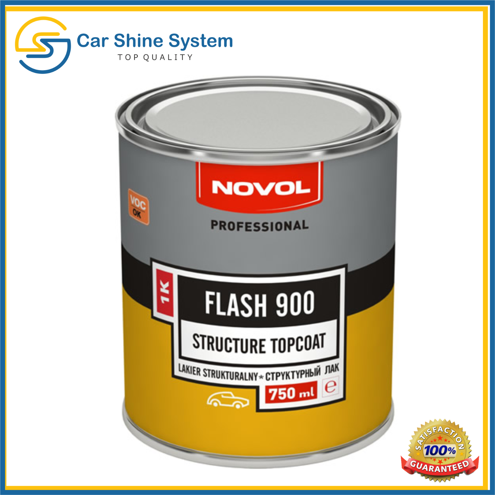 STRUCTURE BUMPER PAINT NOVOL FLASH 900 1K CAR FOR PLASTIC BLACK TOPCOAT ...