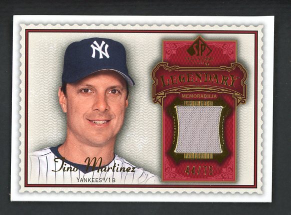 2009 SP LEGENDARY CUTS LM-TM TINO MARTINEZ YANKEES 441082 (KYCARDS) | eBay