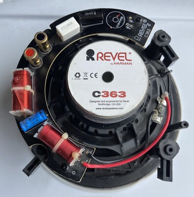 Revel by Harman C363 In-Ceiling Speaker 9" Used | eBay