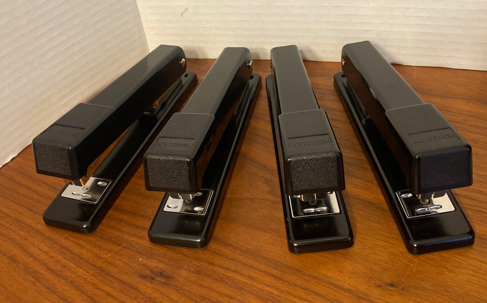 Stanley Bostitch ~ All Metal DESKTOP STAPLER B515-BLACK Lot Of 4 | eBay