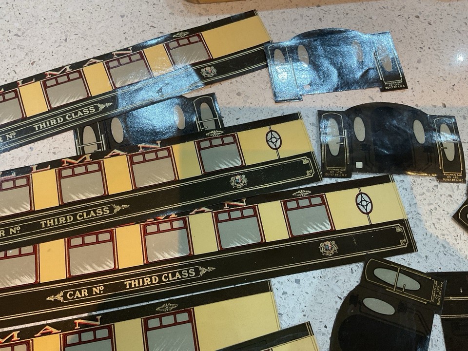 LEEDS LMC O Gauge Passenger Carriage Pullman original Paper Transfers ...