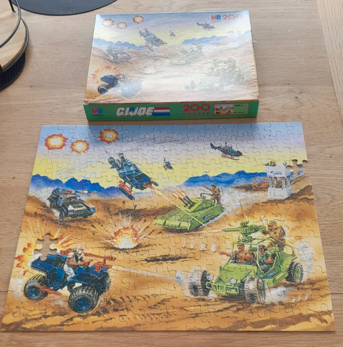 Vintage GI JOE / ACTION FORCE 200 Jigsaw Puzzle MB Games - BOXED ...