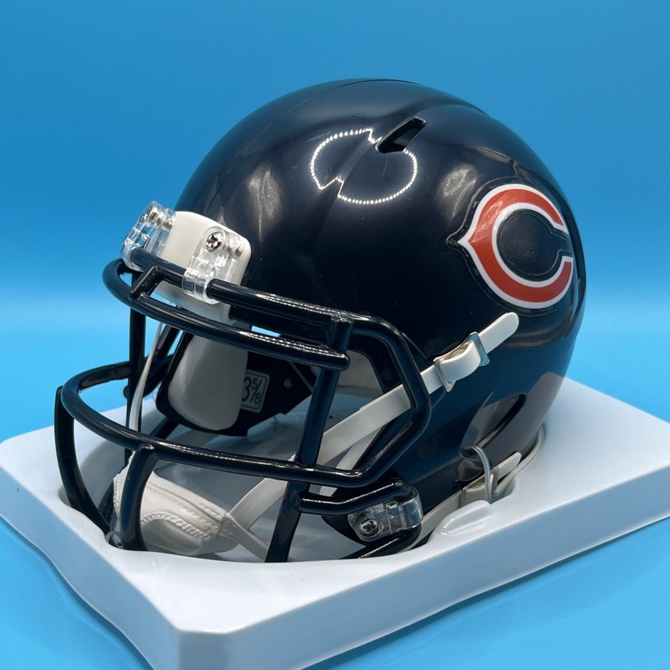 ROSCHON JOHNSON Autographed Chicago Bears Mini Helmet - JSA COA | eBay