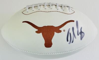 JAMAAL CHARLES SIGNED TEXAS LONGHORNS LOGO FOOTBALL KC CHIEFS AUTOGRAPH ...