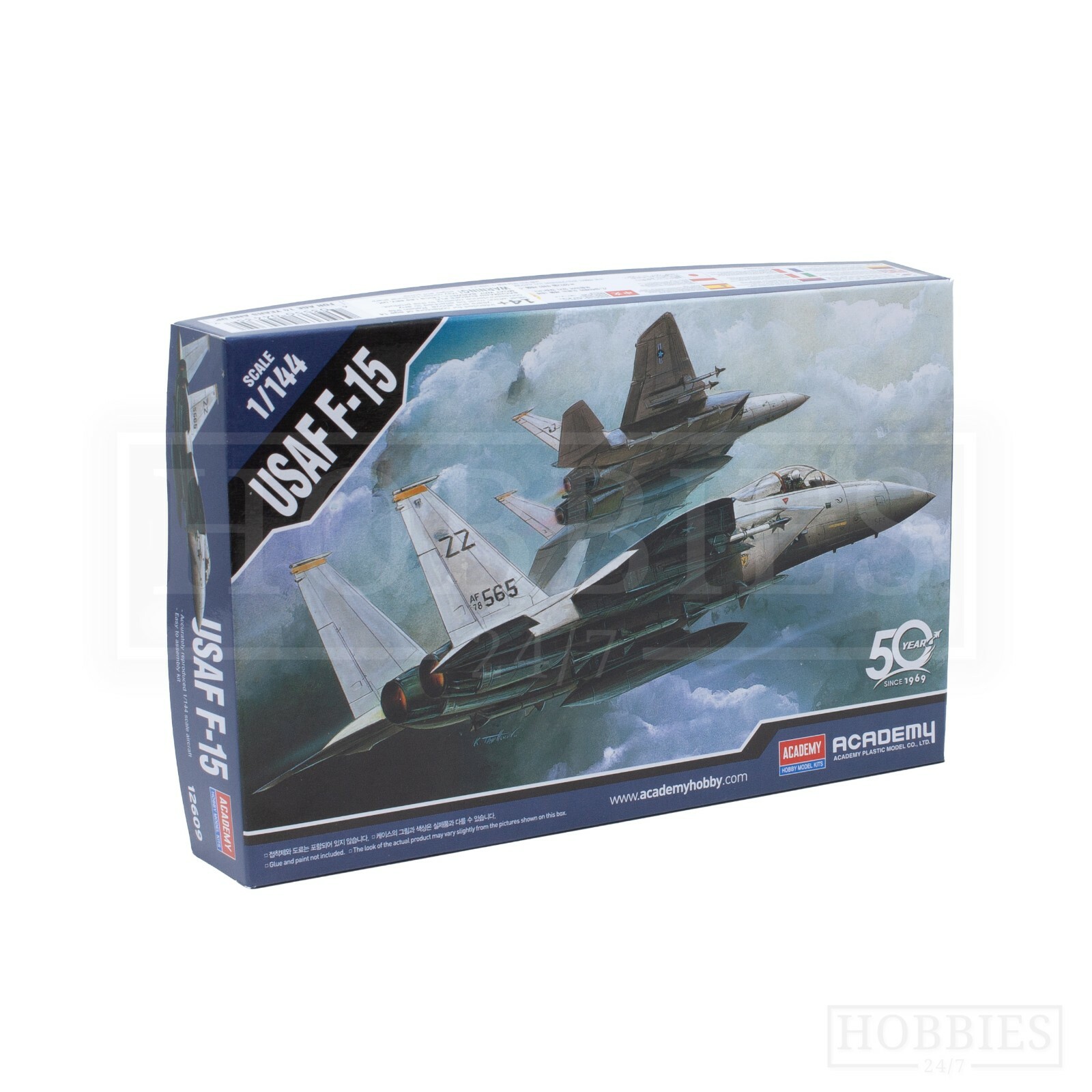 Academy 1/144 Scale Model Kits Jet Fighters F4F F16 F14 Mig -23 M29 ...