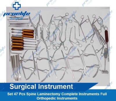 Set 47 Pcs Spine Laminectomy Complete Instruments Full Orthopedic ...
