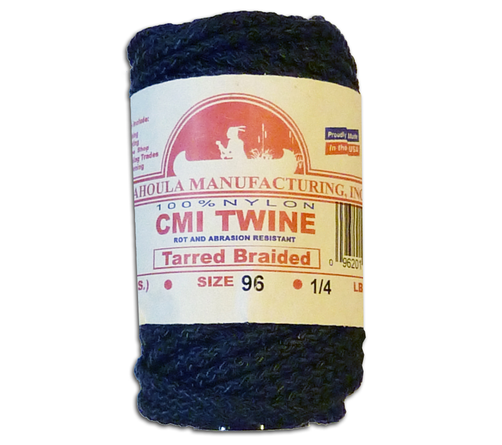 Catahoula No 96 Tarred Braided Bank Line 4 oz Spool 36 ft Nylon AA ...