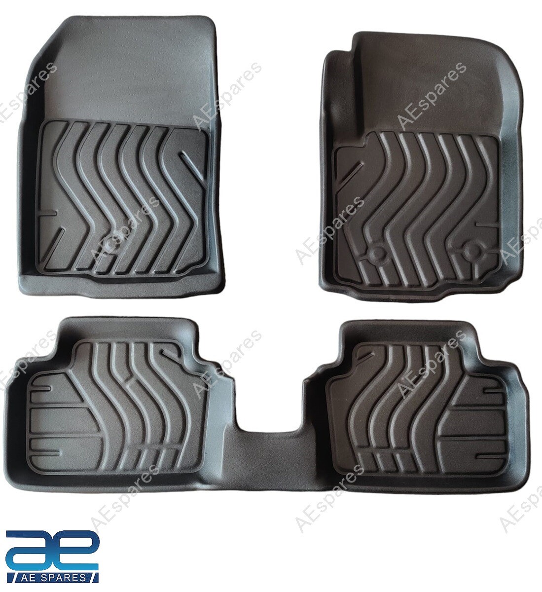 Car Floor Foot Mat Hard PVC Set of 3 Black For Old Suzuki Brezza NEW | eBay