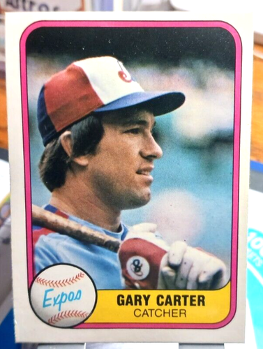1981 Fleer Baseball Card of Gary Carter (Expos) HOF #142 (EX) Free ...