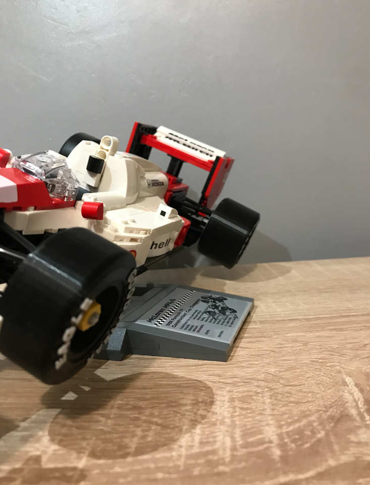 LEGO MCLAREN MP4/4 SENNA (10330) - realistic f1 wheels over 200 SOLD ...