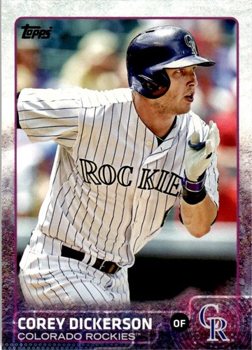 2015 Topps Baseball Card Corey Dickerson Colorado Rockies #91 | eBay