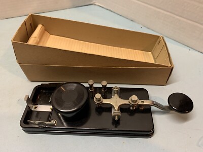 Vintage MORSE CODE KEY - JAPAN Code Sender Telegraph NEW In Box | eBay