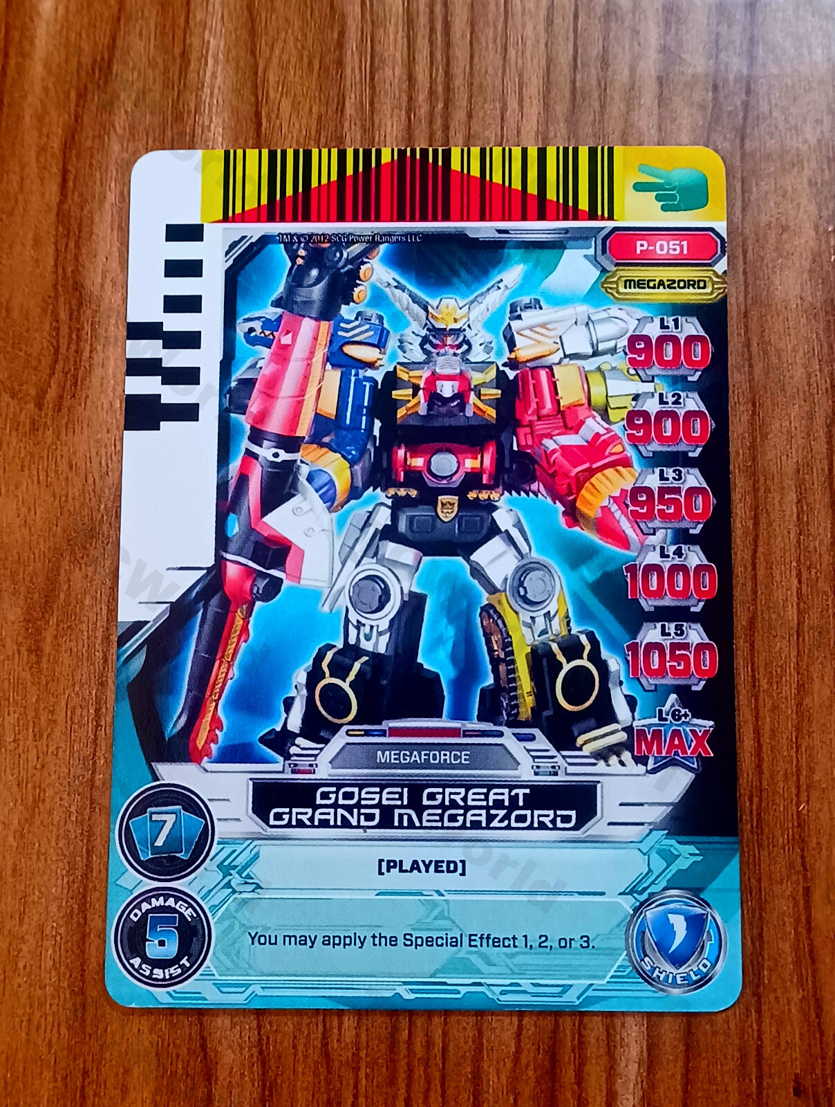 Gosei Great Grand Megazord Card