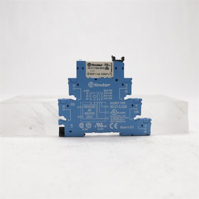 FINDER RELAY SOCKET TYPE 93.01.0.024 RELAY NUMBER 34.51.7.024.0010 LOT ...