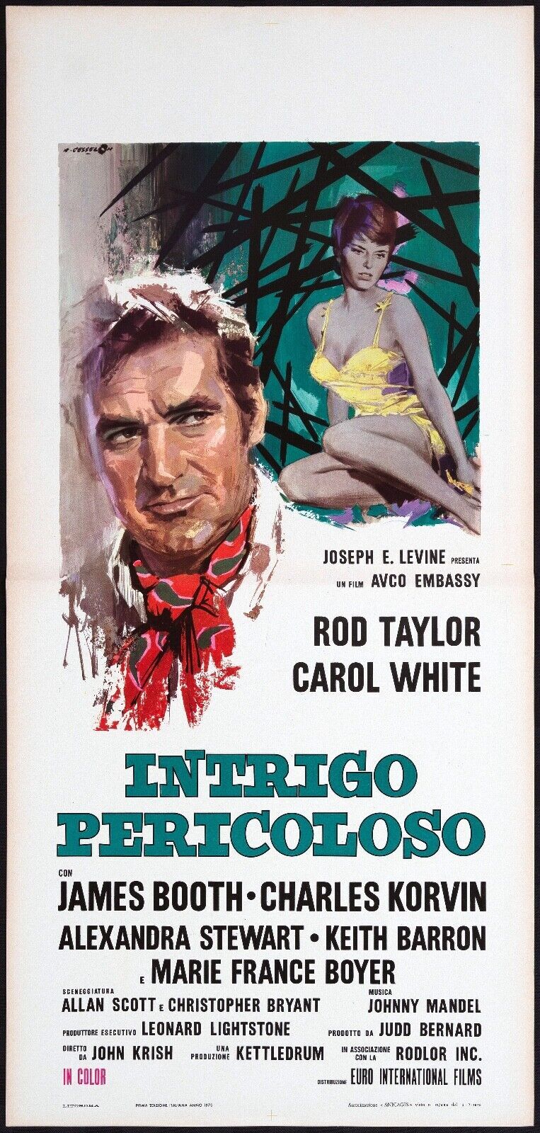 DANGEROUS INTRIGUE POSTER 1970 MAN WHO HAD POWER OVER WOMEN PLAYBILL ...