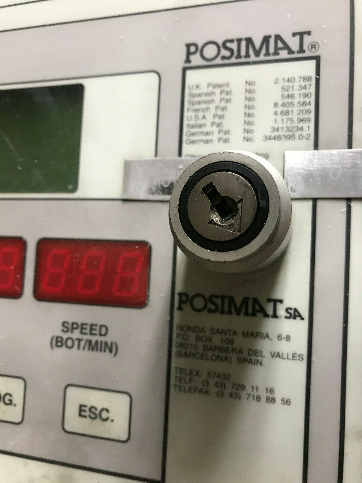 POSIMAT INDUSTRIAL CONTROL,POSIMAT BPPOS1I0-0,C2S-7/36A,POSIMAT ...