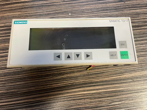 SIEMENS Textanzeige TD17 LC-Display 6AV3017-1NE30-0AX0 | eBay.de