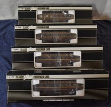 K-Line O Pennsylvania 18" Aluminum Passenger 4 Car Pack PRR 3-Rail ...