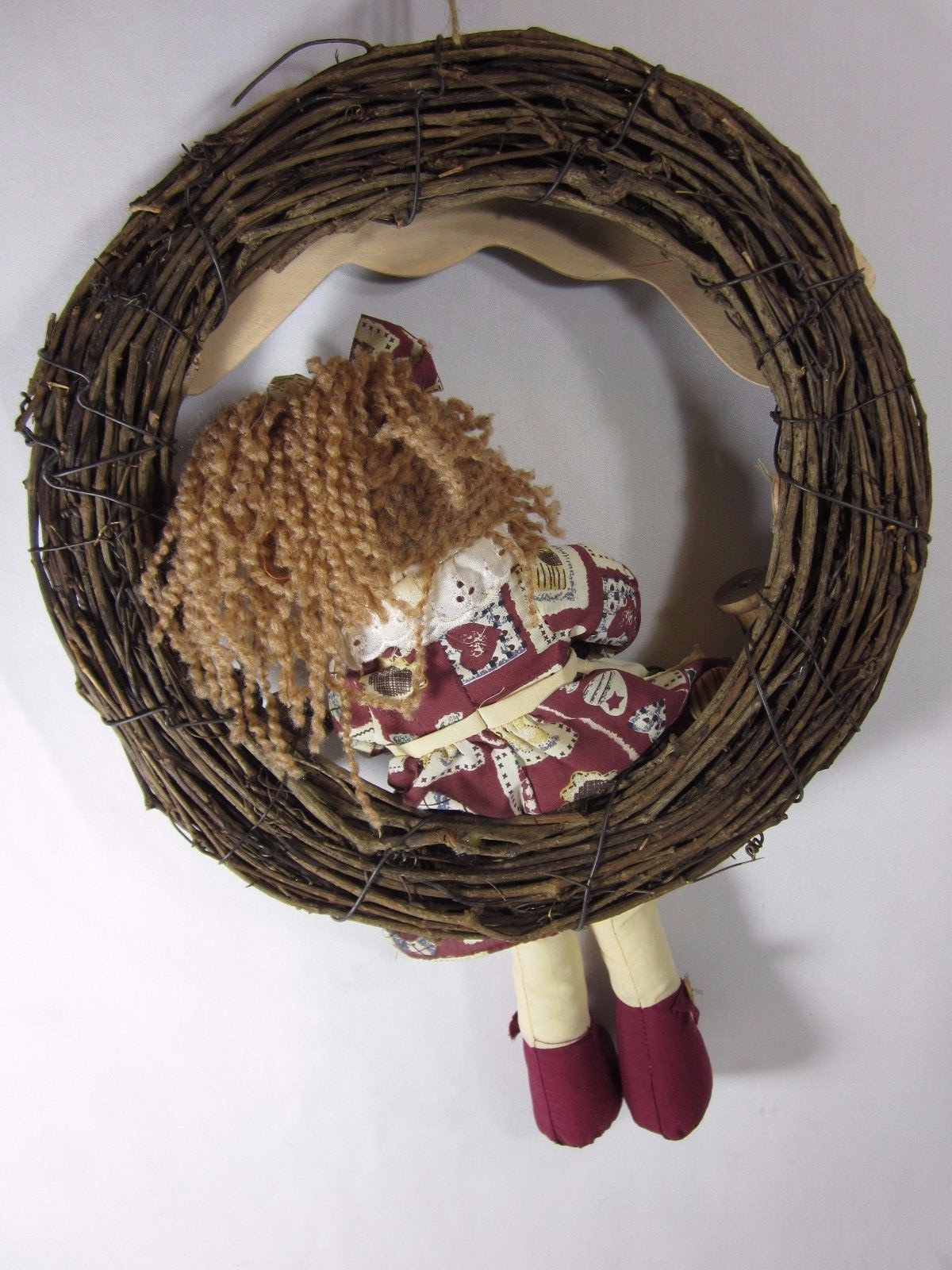 Hand Crafted Large 13" Stitch Together Sunshine Door or Wall Hanging ...