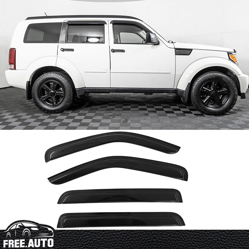 2007-2011 Dodge Nitro Window Visors Rain Guard Air Deflector Set ...