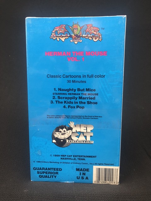 Herman the Mouse V. 1 (VHS, 2000) for sale online | eBay