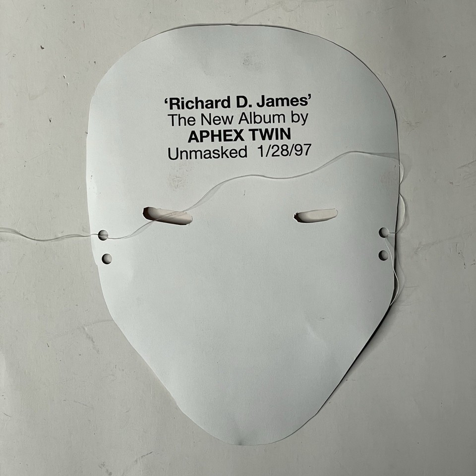 Aphex Twin Signed 1997 "Richard D. James Album" Promo Mask Autograph ...