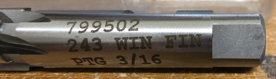 Pacific Tool And Gauge PTG 3/16 243 Finisher Reamer | eBay
